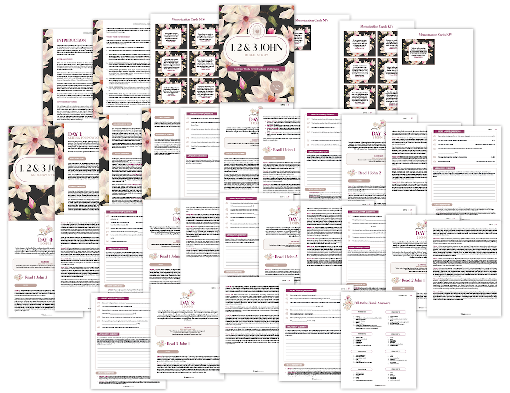 1, 2, 3 John Bible Study — Teach Sunday School